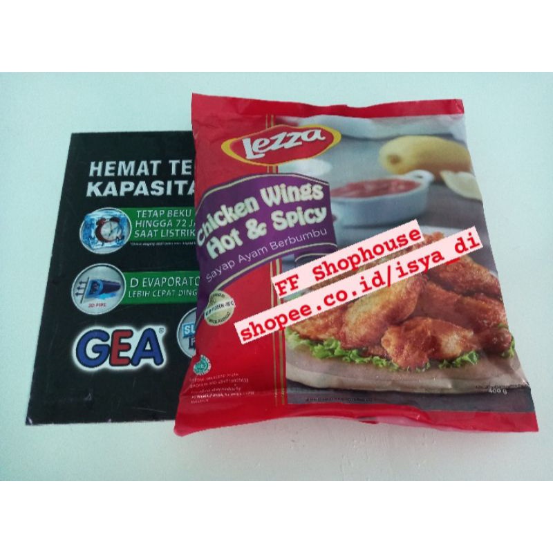 Jual Lezza Chicken Wings Hot & spicy 400g | Shopee Indonesia