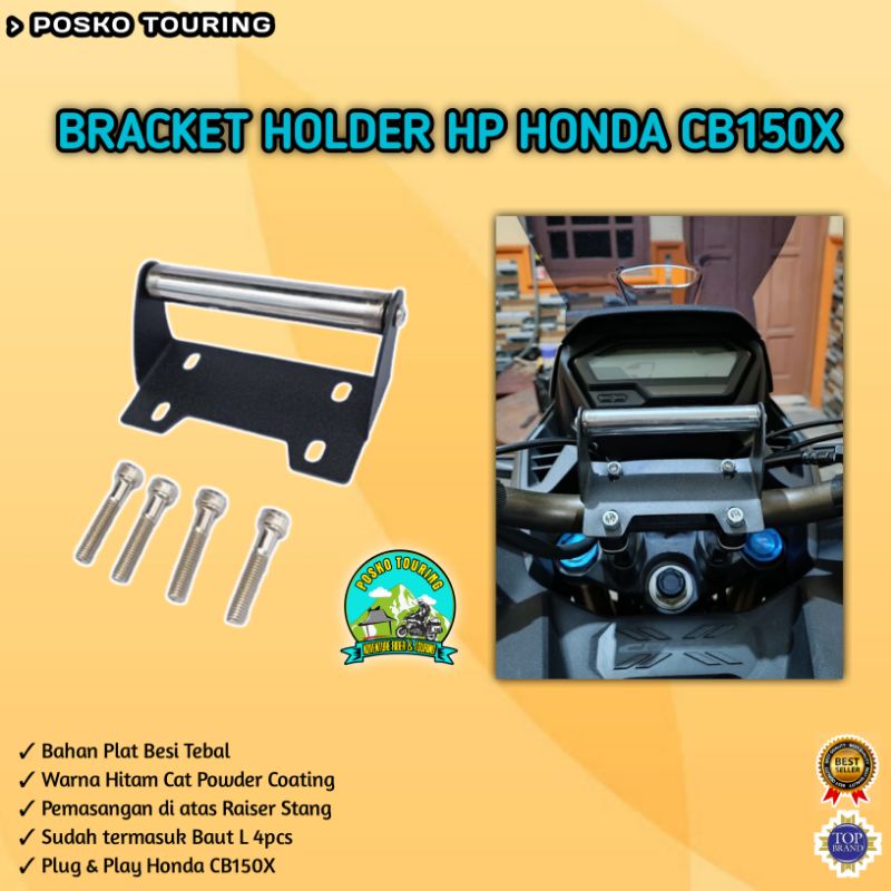 Jual Bracket Holder HP Stang Touring Honda CB150X | Shopee Indonesia