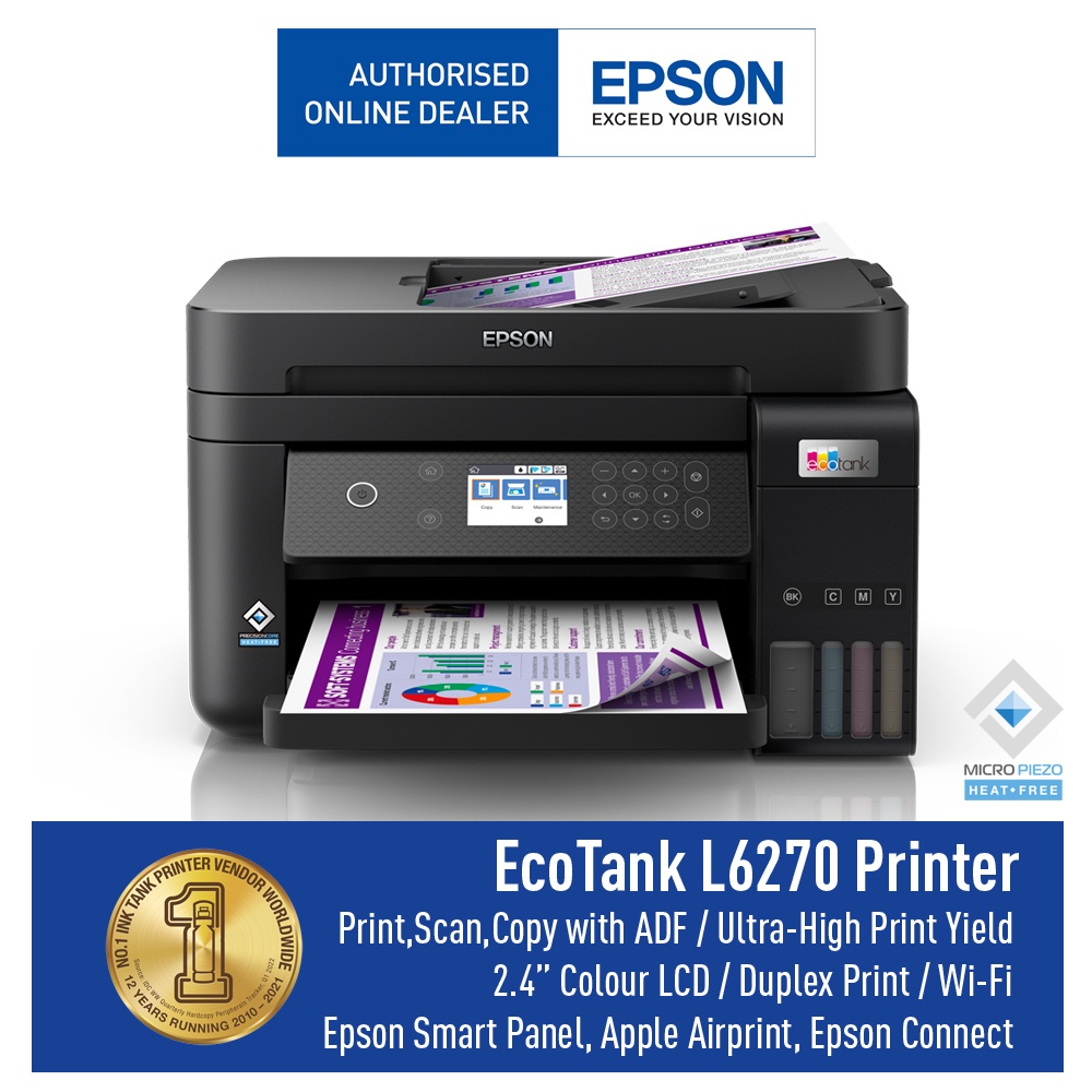Jual Printer Epson L6270 A4 Ink Tank Multifungsi ADF Duplex Wifi with ...