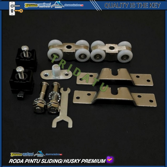 Jual Roda Pintu Sliding / Roda Husky / Roda rel Pintu geser Complete I ...