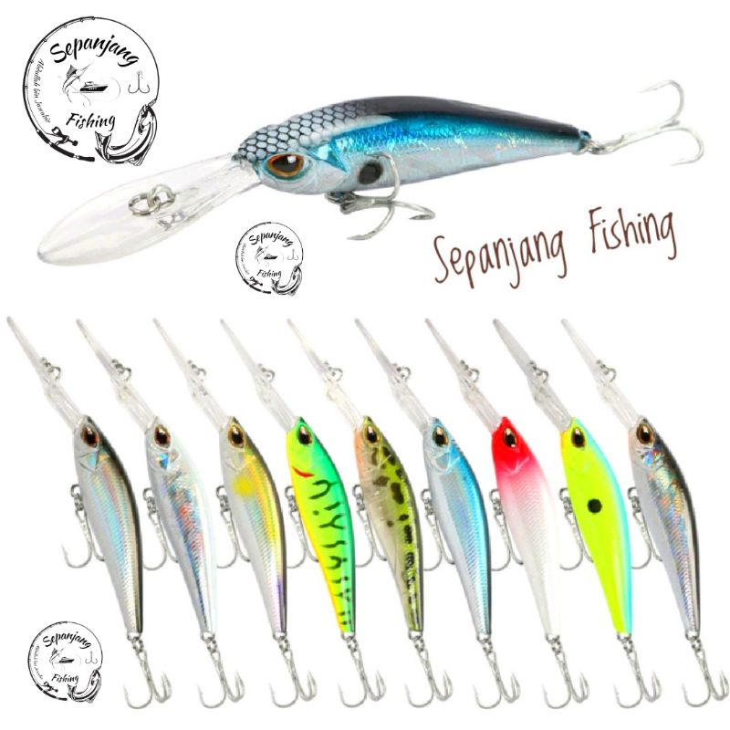 Jual Minnow Floating 6 gram Lidah Panjang ~ 9 cm (lidah+body ...