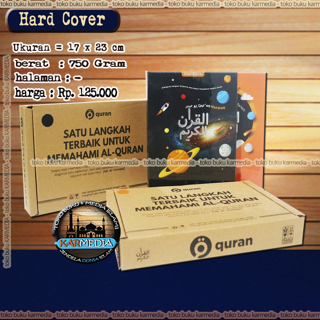 Jual ( BISA CUSTOM CETAK NAMA ) A5 HITAM Al Quran Kalamy Rico The ...