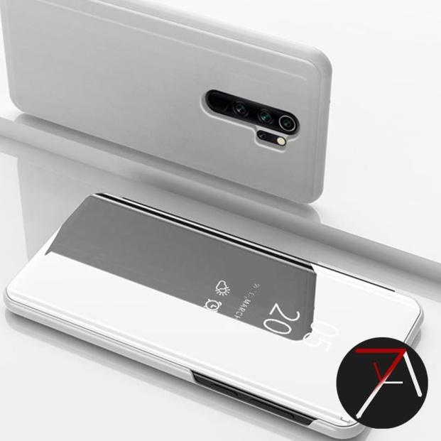 Jual Oppo A9 2020 Flip Clear View Standing Cover Smart Mirror Case ...