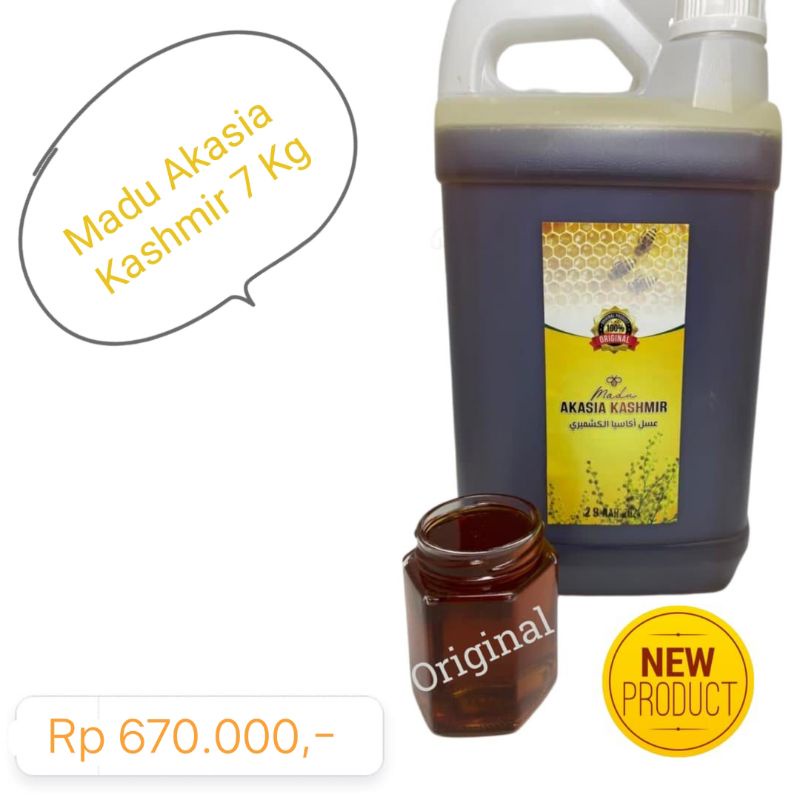 Jual Madu Akasia Original Kashmir / Madu Murni Porsi Keluarga 7 Kg ...