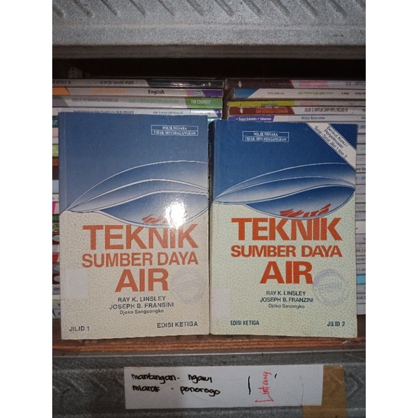 Jual BUKU TEKNIK SUMBER DAYA AIR EDISI KETIGA (JILID 1 & 2) | Shopee Indonesia