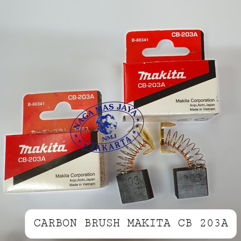 Jual CARBON BRUSH / ARANG MAKITA CB 203 A / SPUL / SEPUL BOSTEL MAKITA CB 203A | Shopee Indonesia