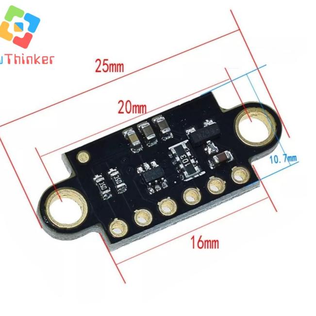 Jual Sensor Jarak 400cm VL53L1X Laser Sonar TOF for Lidar Arduino Robot ...