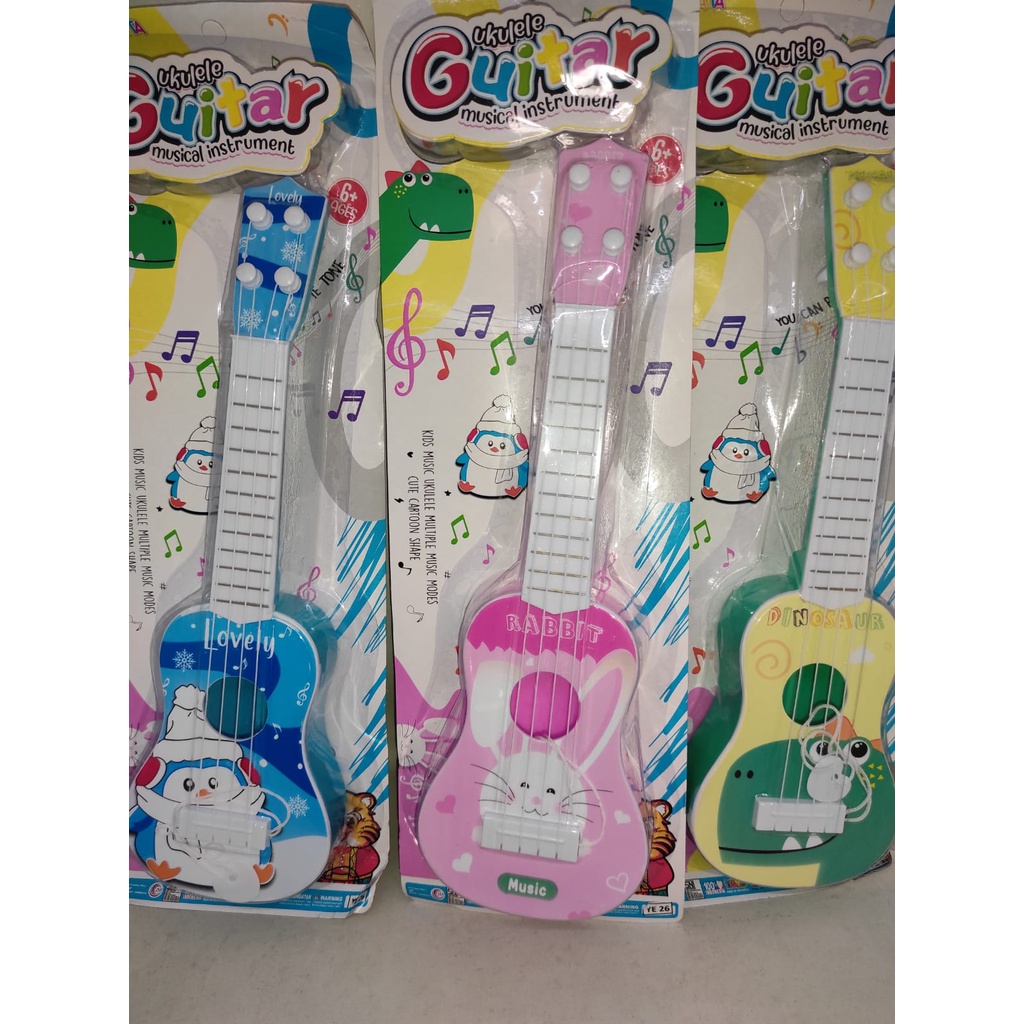 Jual Mainan Gitar Ukulele Anak / Kado Mainan Anak Gitar Alat Musik Anak ...