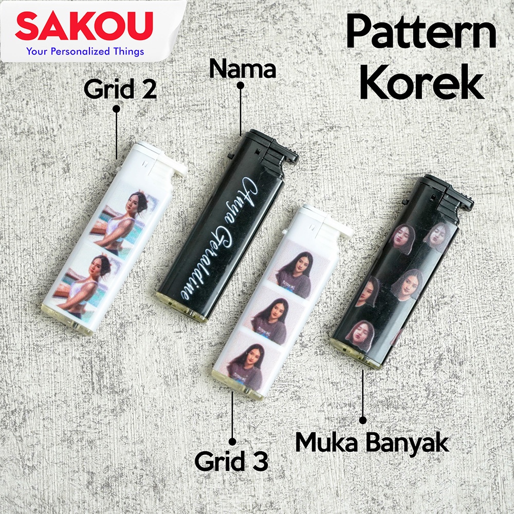 Jual Korek Api Bara Lighter Custom Promosi Mancis Cetak Print Warna ...