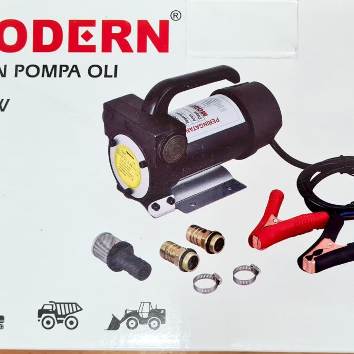 Jual Pompa Oli arus DC ACCU 12V 24V Untuk sedot Oli Solar Bensin MODERN ...
