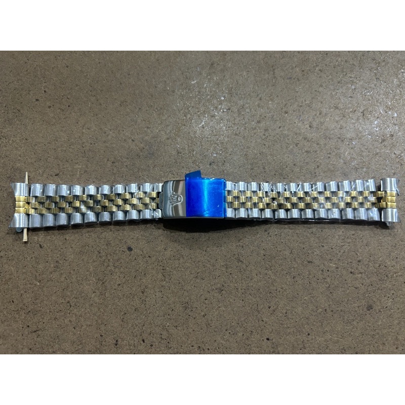 Jual rantai jam besi rolex stainless kombinasi gold | Shopee Indonesia