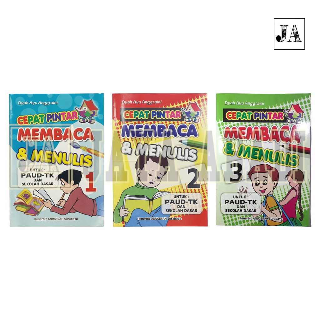 Jual Cepat Pintar Membaca Dan Menulis Jilid 1 2 3 / PAUD TK SD ...