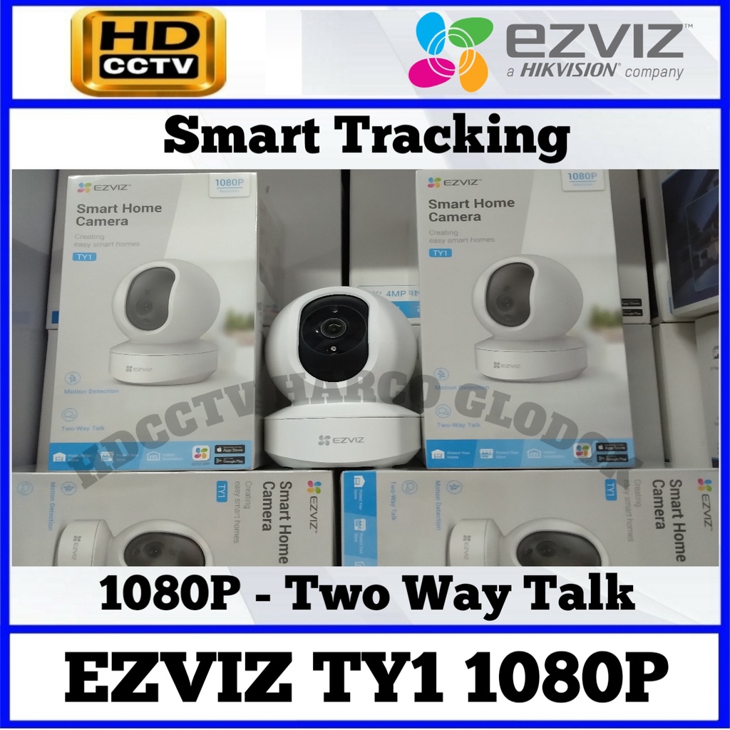 Jual EZVIZ TY1 2MP Smart IP Camera Indoor CCTV Camera WiFi FHD 1080P ...