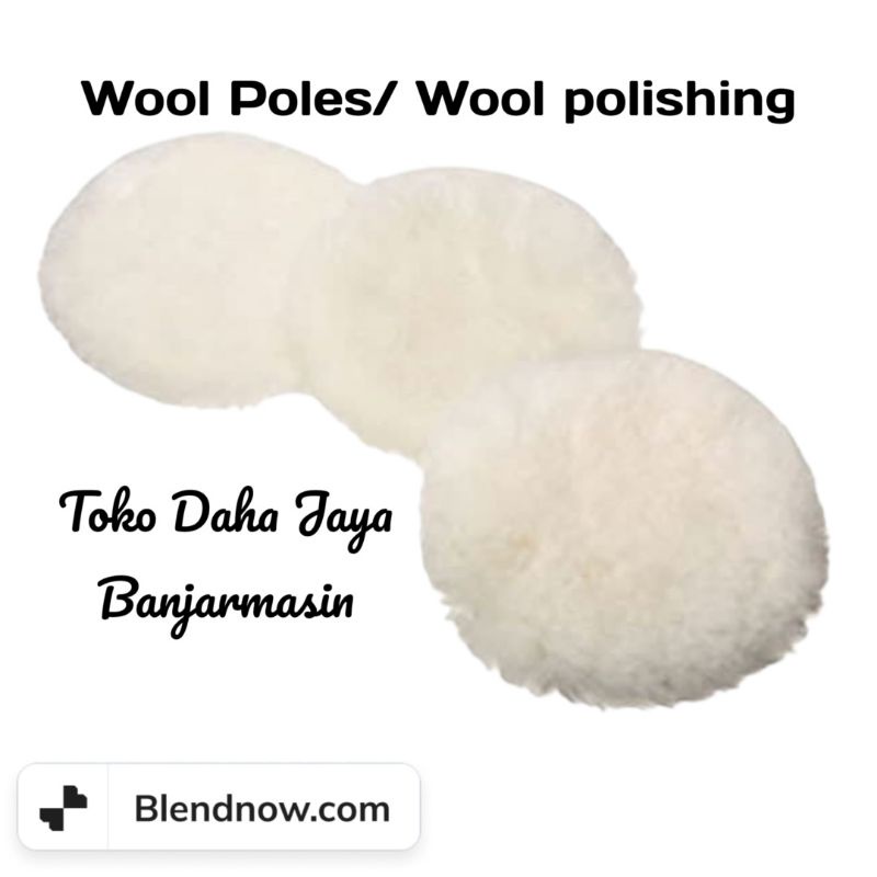 Jual wool poles/ kain wool polishing gerinda amplas | Shopee Indonesia