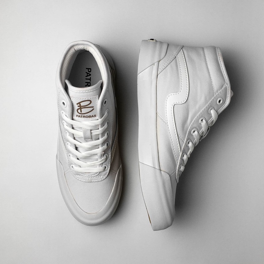 Jual SEPATU PATROBAS NEW IVAN HIGH TRIPLE WHITE ( SIZE 35 - 45 ...