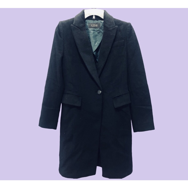 Jual LONG COAT WOOL HITAM "LYNN" PRIA/WANITA | Shopee Indonesia