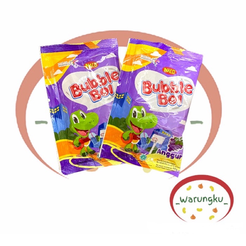 Jual Inaco BUBBLE BOI 40gr Rasa Anggur Nata de Coco Sari Kelapa ...