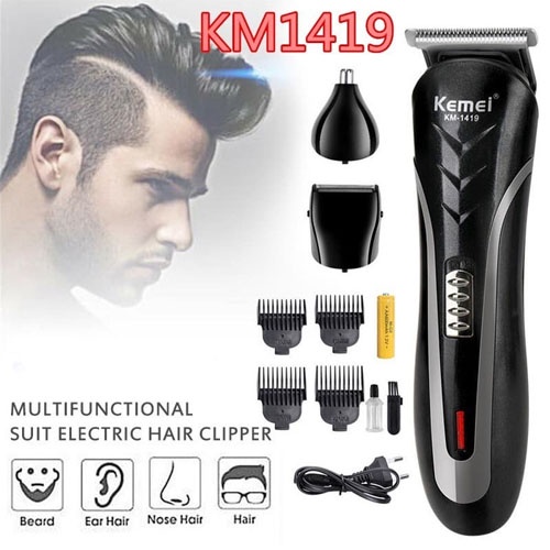 Jual Alat Cukur Rambut Elektrik /Hair Clipper 3in1 Kemei KM 1419 / KM 1407 Alat Pencukur Kumis ...