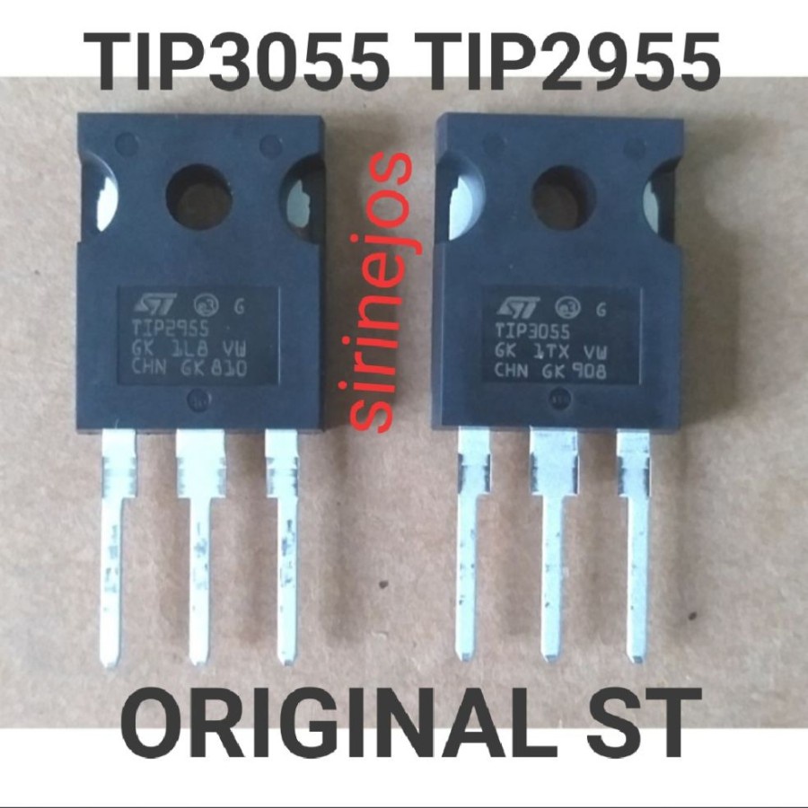 Jual transistor final tip3055 dan tip2955 | Shopee Indonesia