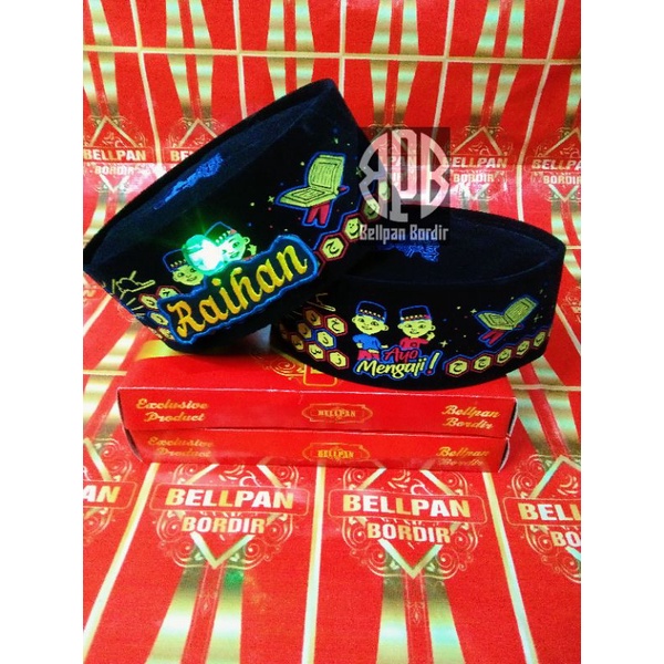 Jual peci karakter LED pec karakter pake lampu | Shopee Indonesia