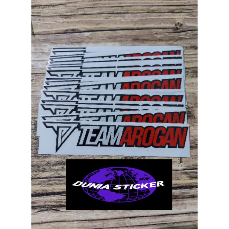 Jual Stiker Panas Team Arogan Sticker Cutting Stiker Viral Motor Murah ...