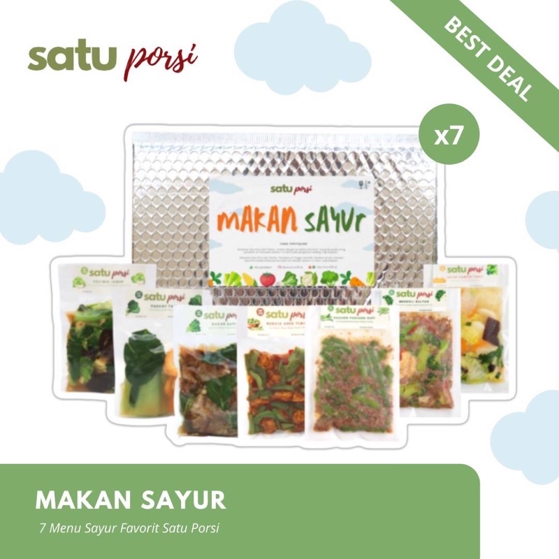 Jual Satu Porsi MAKAN SAYUR (7 Menu) | Shopee Indonesia