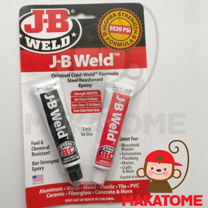 Jual JB Weld Cold Weld Epoxy Welding Compound lem besi serbaguna J-B ...