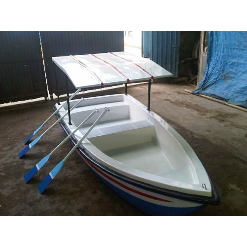 Jual Perahu Sampan Kano Sekoci Bahan Fiberglass | Shopee Indonesia
