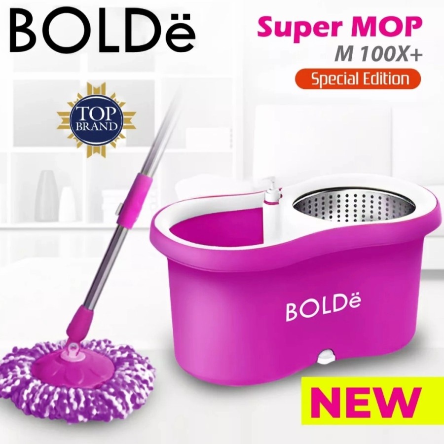 Jual SUPER MOP BOLDE M-100X Alat Pel Set multifungsi 7 liter stainless ...