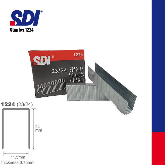 Jual SDI Staples 23/24 / Isi Staples 1224 1 box | Shopee Indonesia