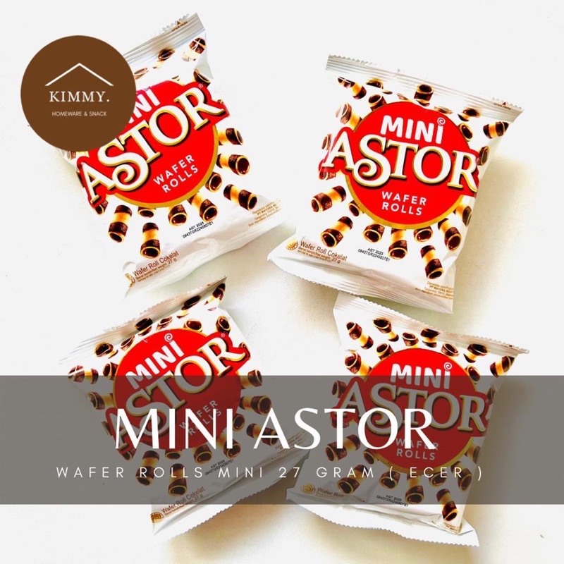 Jual MINI ASTOR WAFER ROLLS 20 GRAM ( KEMASAN BARU LEBIH KECIL ...
