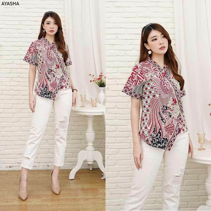 Jual Evercloth Ayasha Blouse Wanita Atasan Wanita Atasan Wanita Blouse ...