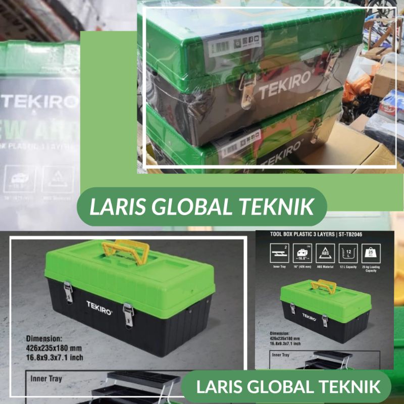Jual TOOL BOX TEKIRO 3 SUSUN PLASTIC | Shopee Indonesia