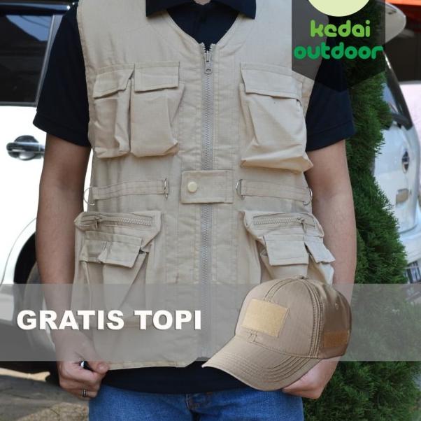 Jual Rompi Kegiatan-Rompi Lapangan-Rompi Reporter-Rompi - Hitam, M ...