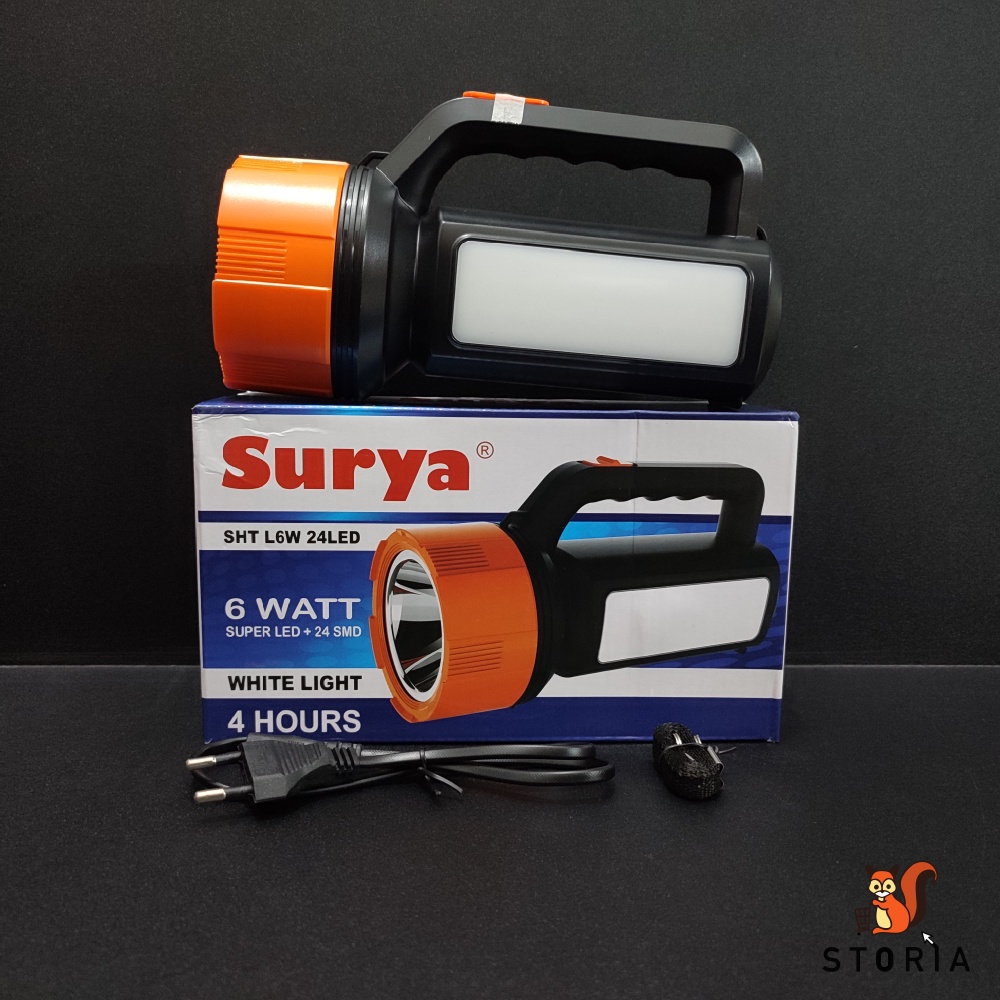 Jual Senter Surya SHT 6W Emergency 24LED | Shopee Indonesia Jual Senter Surya SHT 6W Emergency 24LED | Shopee Indonesia