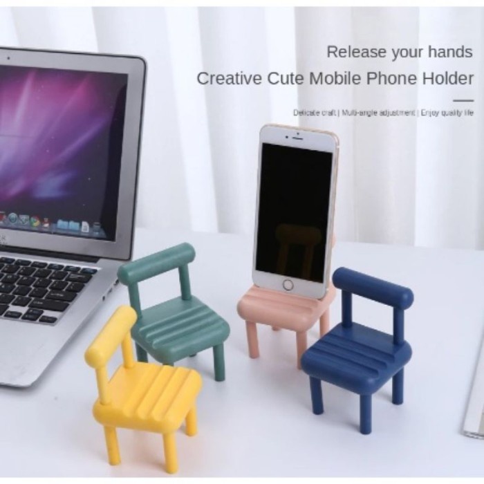 Jual Phone Holder Model Bangku - Dudukan Handphone Sandaran HP Miniatur ...