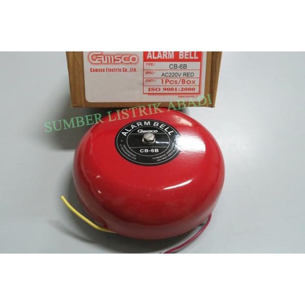 Jual Camsco Alarm Bell CB-6B 15cm (Bel Sekolah, Bel Pabrik) | Shopee Indonesia