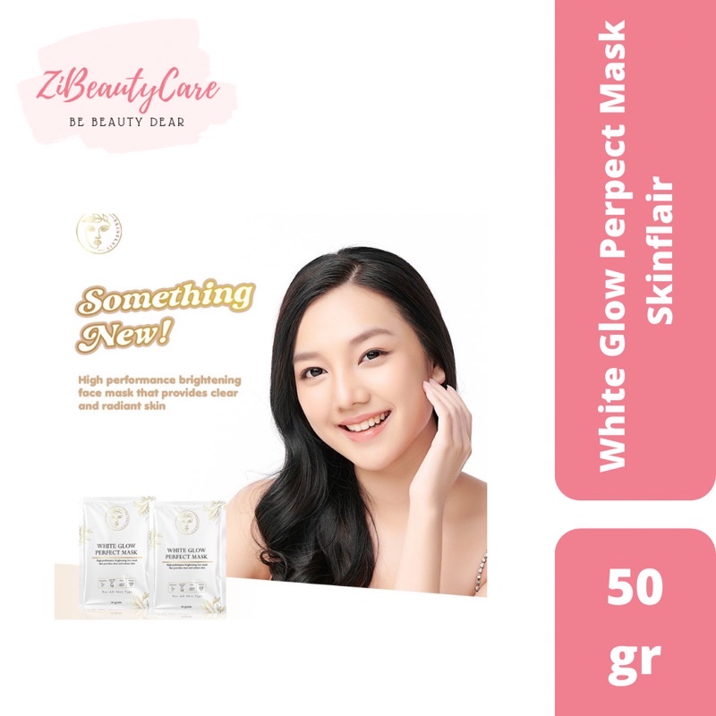 Jual WHITE GLOW PERFECT MASK SKINFLAIR | Shopee Indonesia