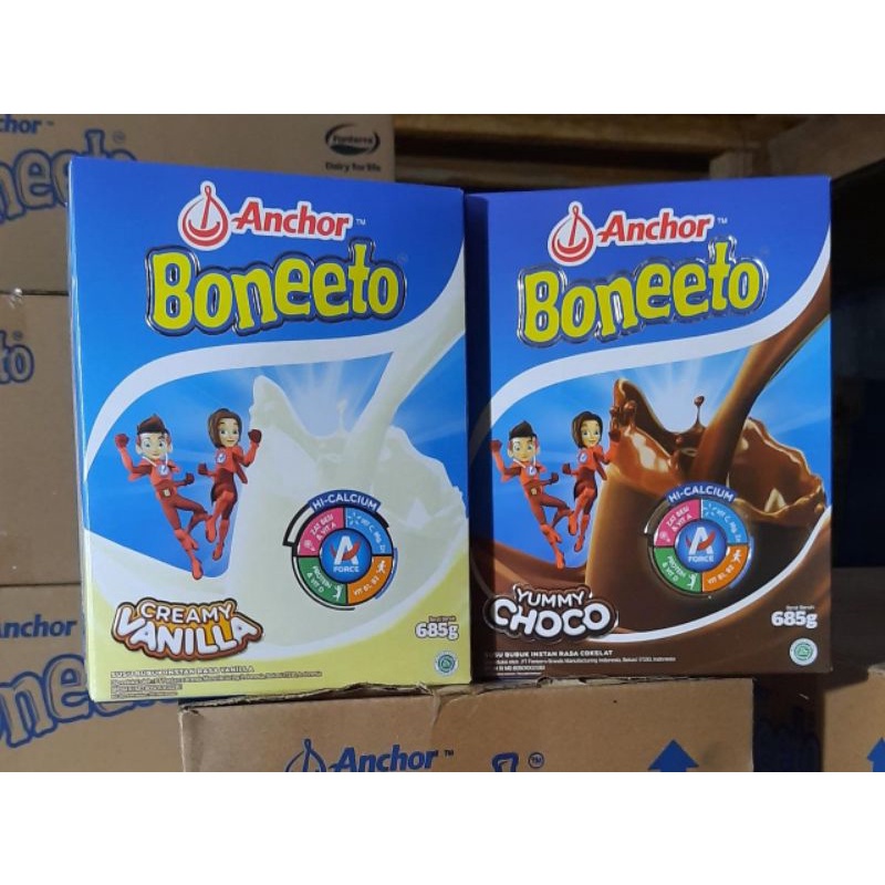 Jual Boneeto Vanilla dan cokelat 685gr/700gr ED 2024 | Shopee Indonesia