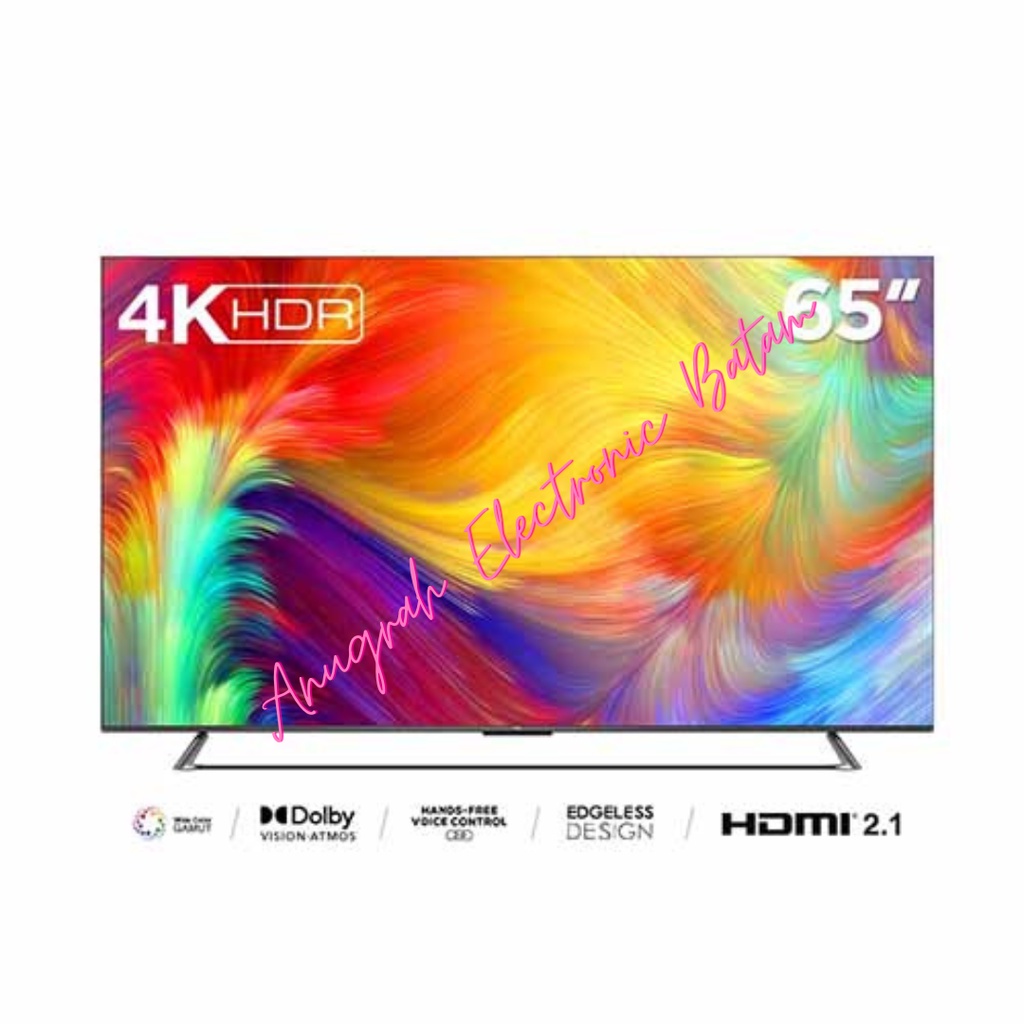 Jual TCL 65P735 (2022) 65 inch UHD 4K SMART LED TV Android 11 Dolby ...