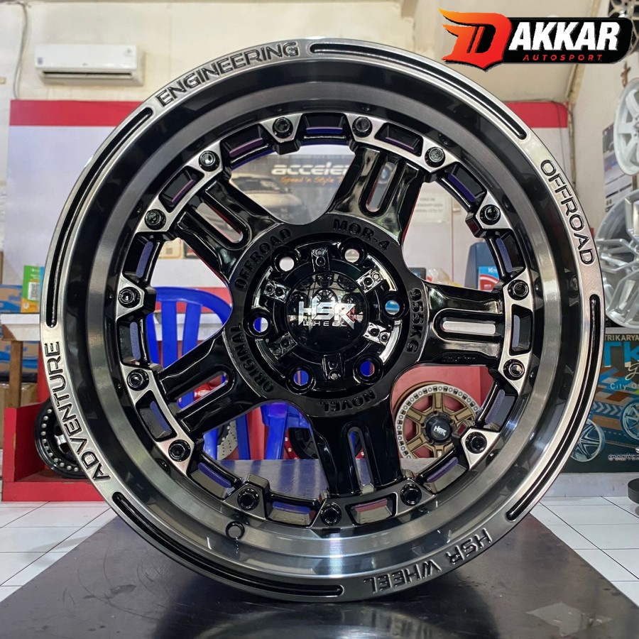 Jual Offroad Velg HSR HANGGIRA HSR R18 Lebar 9 Pcd 6X139,7 Velg Mobil Lubang 6 All New Pajero ...