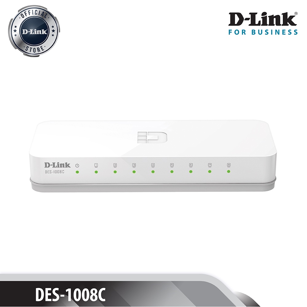 Jual D Link Des 1008c 8 Port 10 100m Unmanaged Standalone Switch