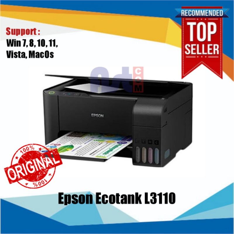 Jual Printer Scan Copy Siap Pakai Epson Ecotank L3110 New Model ...