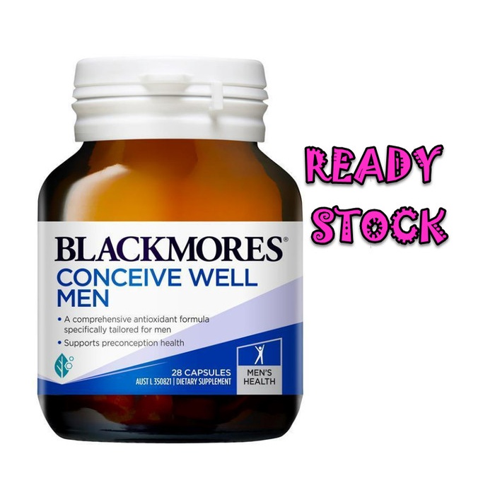 Jual BLACKMORES CONCEIVE WELL MEN 28 CAPSULES KAPSUL PRODUK TERBAIK ...