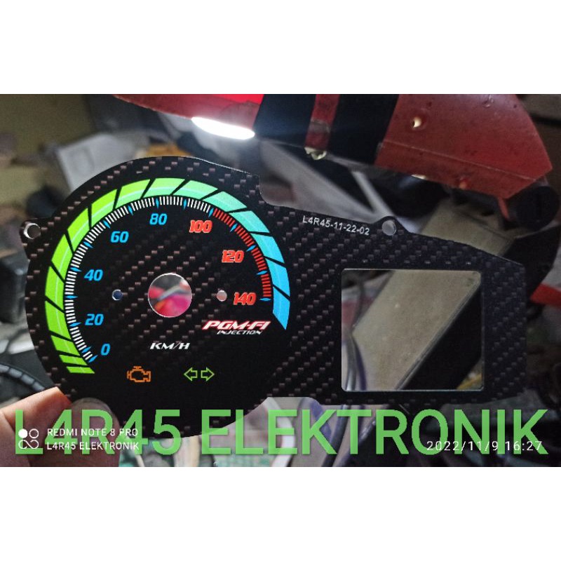 Jual Papan custom Speedometer Verza old | Shopee Indonesia