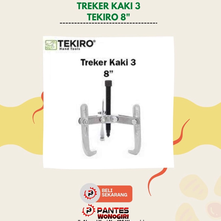 Jual Treker Kaki 3 Tekiro 8 Inchi Kunci Traker | Shopee Indonesia