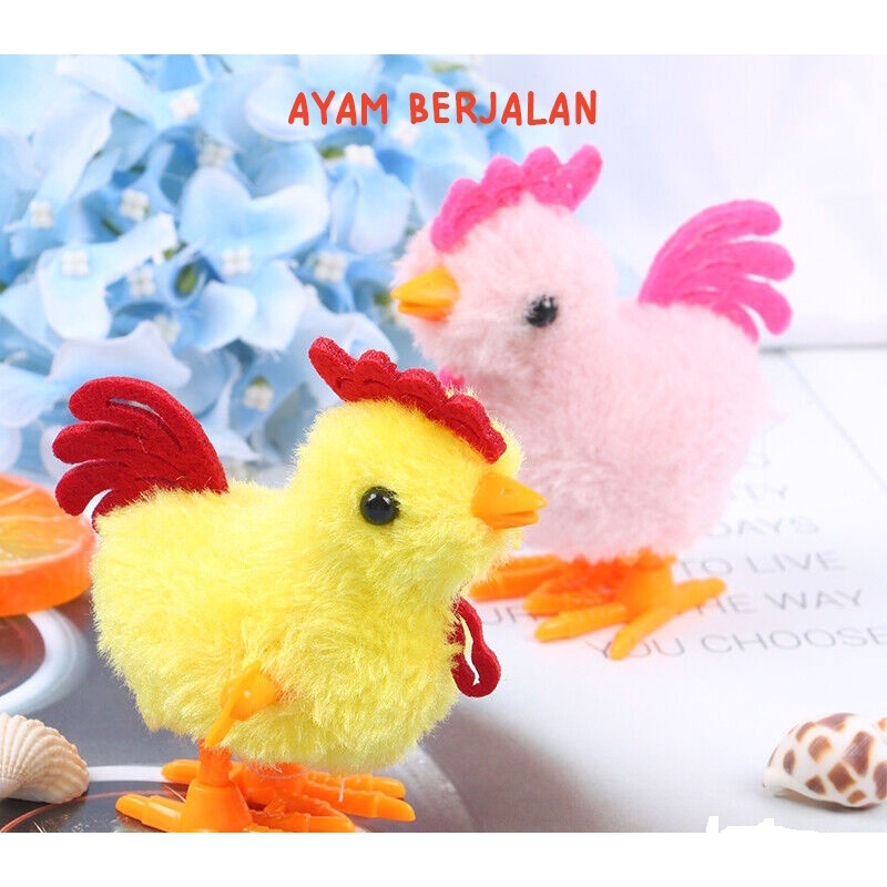 Jual Mainan Anak Ayam Itik Berjalan Model Putar Plush Bayi Toy Animal ...