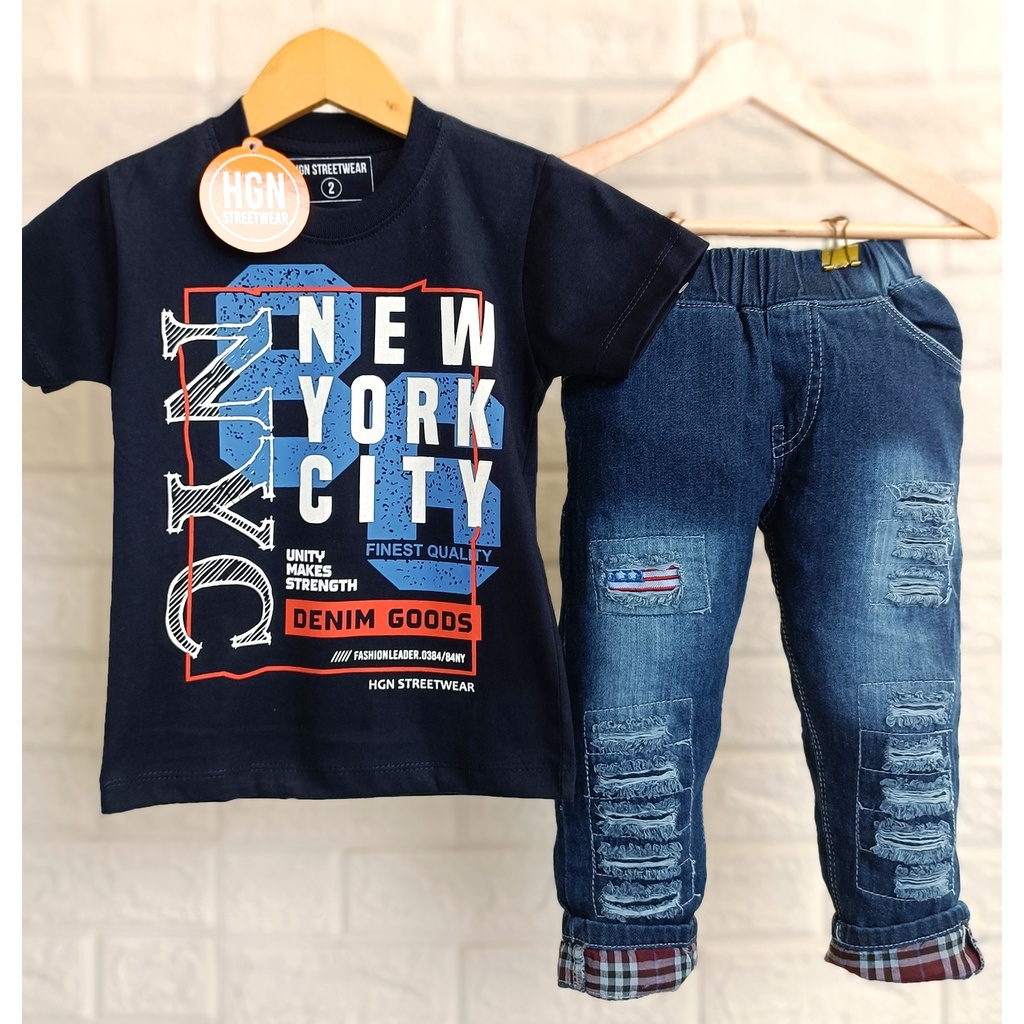 Jual Pakaian Anak Laki-Laki Setelan Anak Cowok Baju Anak Cowok Kaos ...