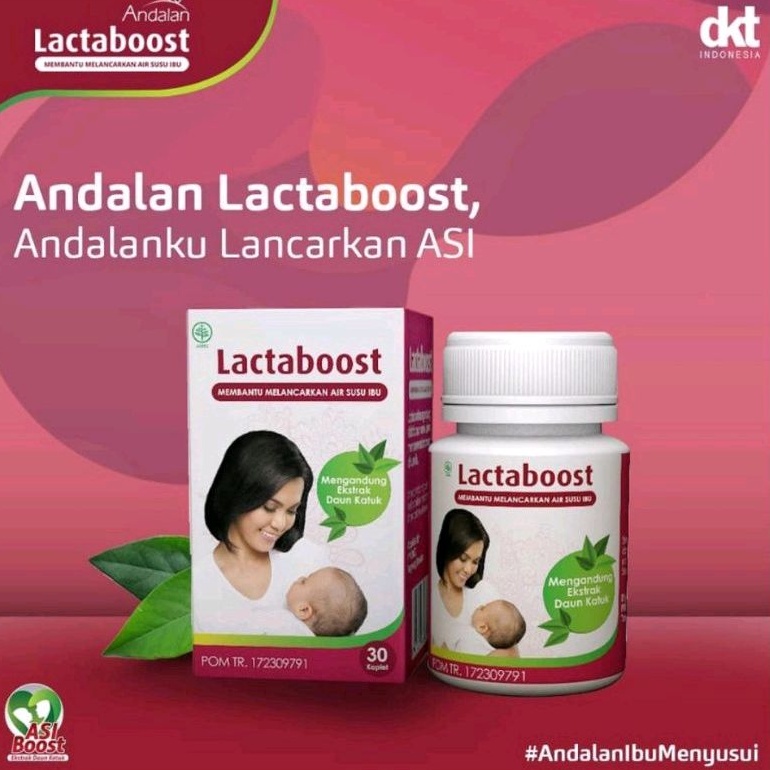 Jual LACTABOOST Pelancar ASI Ekstrak Daun Katuk ASI Booster Herbal | Shopee Indonesia