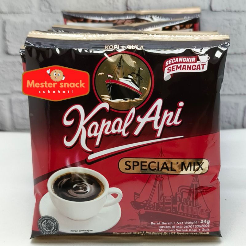 Jual Kopi Kapal Api Spesial Mix (1 renceng isi 10 pcs) | Shopee Indonesia